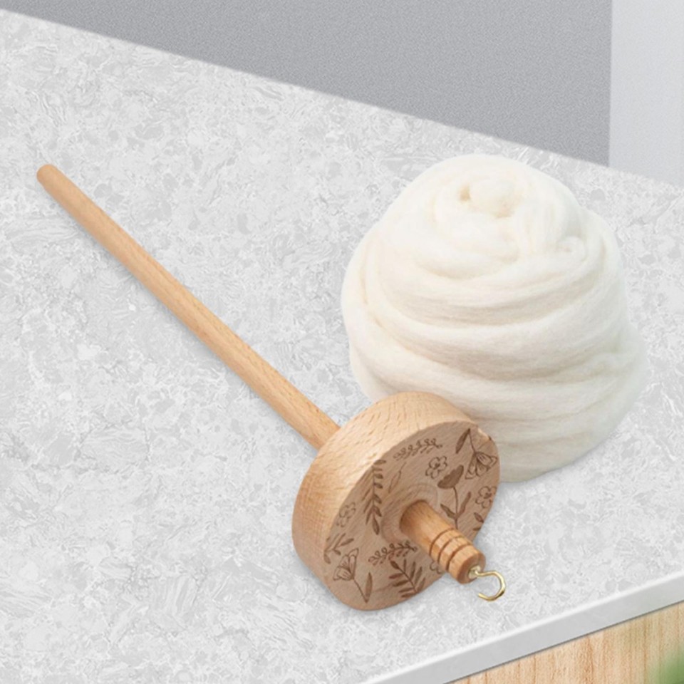 Drop Spindle Top Whorl 12.80inch Handmade Spindles Portable Wheel ...