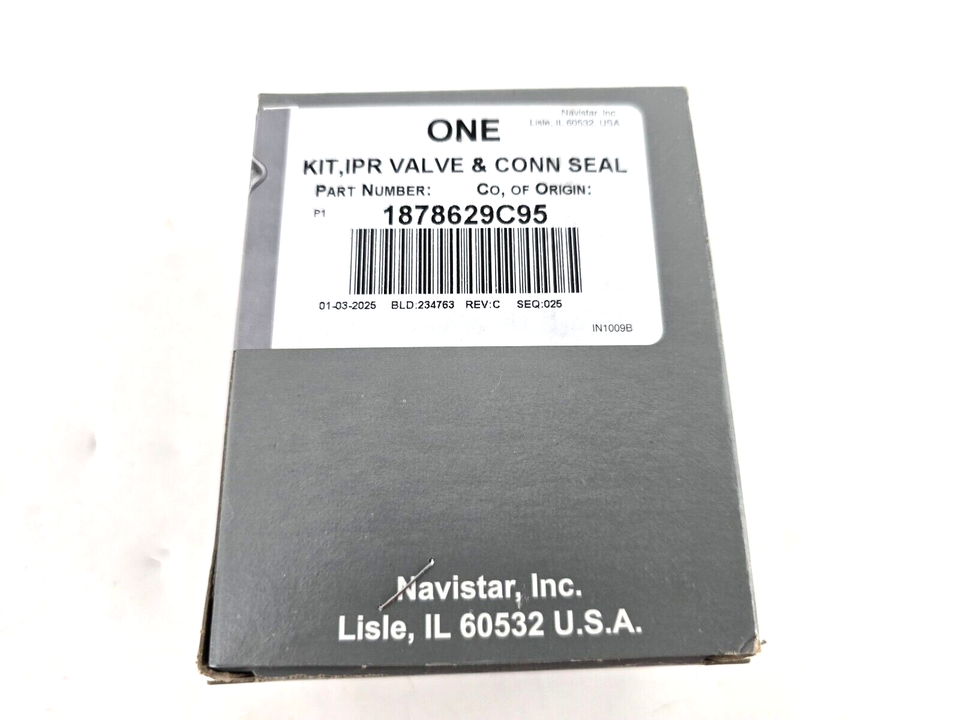 Genuine International Navistar 1878629C95 IPR Valve & Connector Seal ...
