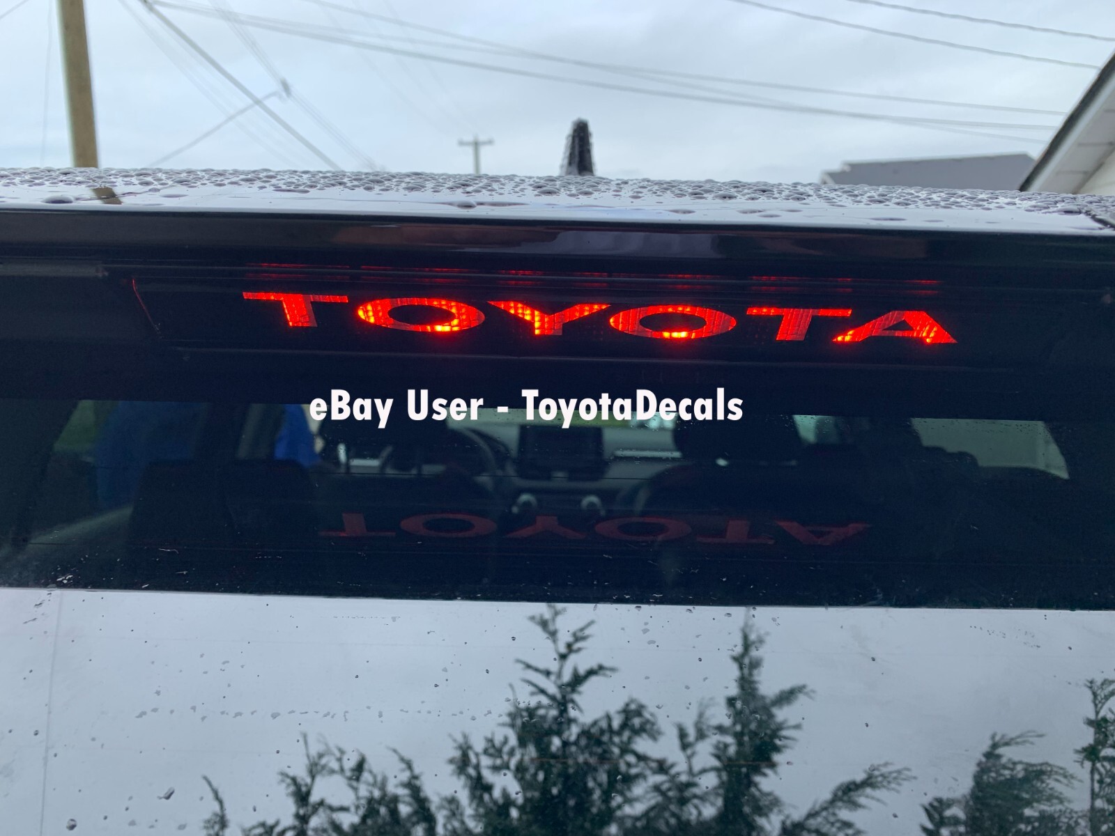 FITS Toyota RAV4 3rd Brake Light Decal - 2018 2019 2020 2021 2022 2023 ...