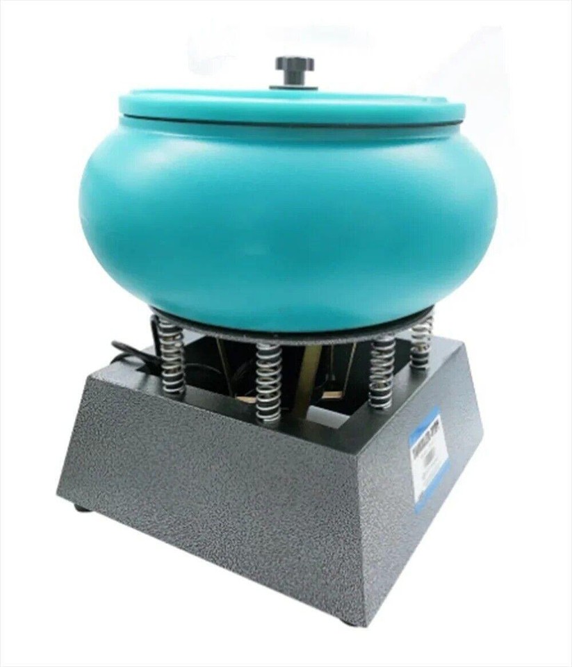 17 Inch Electric Vibratory Kneader Rock Tumbler Bowl Tumbler Polisher ...