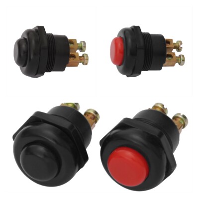 12V KFZ Drucktaster 25A Druckknopf Taster Schalter Starter Anlasser ...