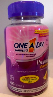 One A Day Prenatal Complete Multivitamin Supplement for Women's Gummies ...