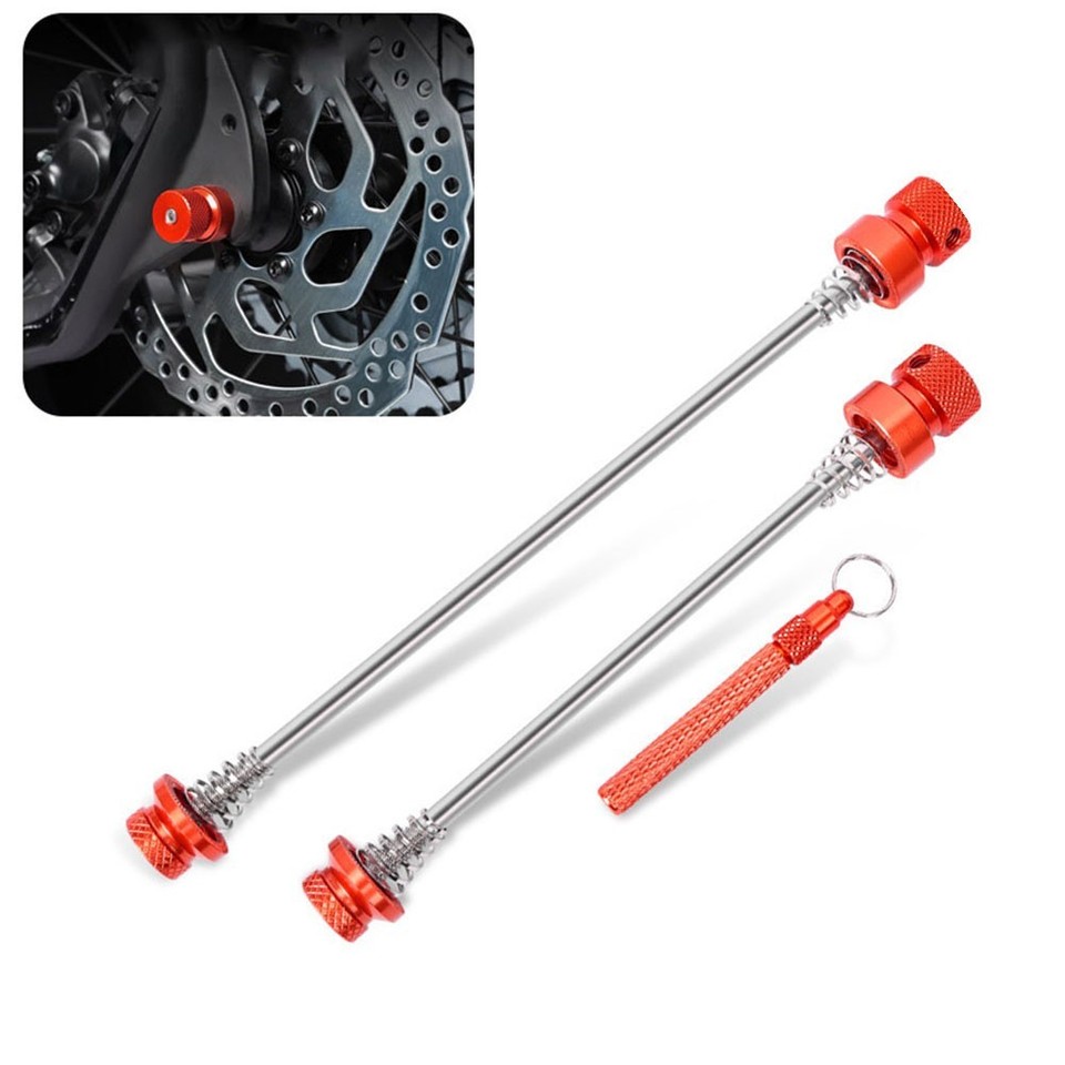 Brand New Front Axle Rear Axle Bike Front Rear Axle Functional Handle ...