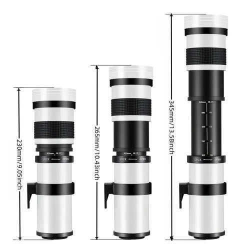 SONY A-Mount 420-800mm Super Telephoto Zoom Lens for Sony Alpha DSLR ...
