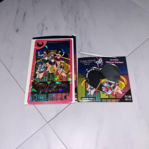 Sailor Moon Store Acrylic Mirror Sticker Collection Card Set | eBay