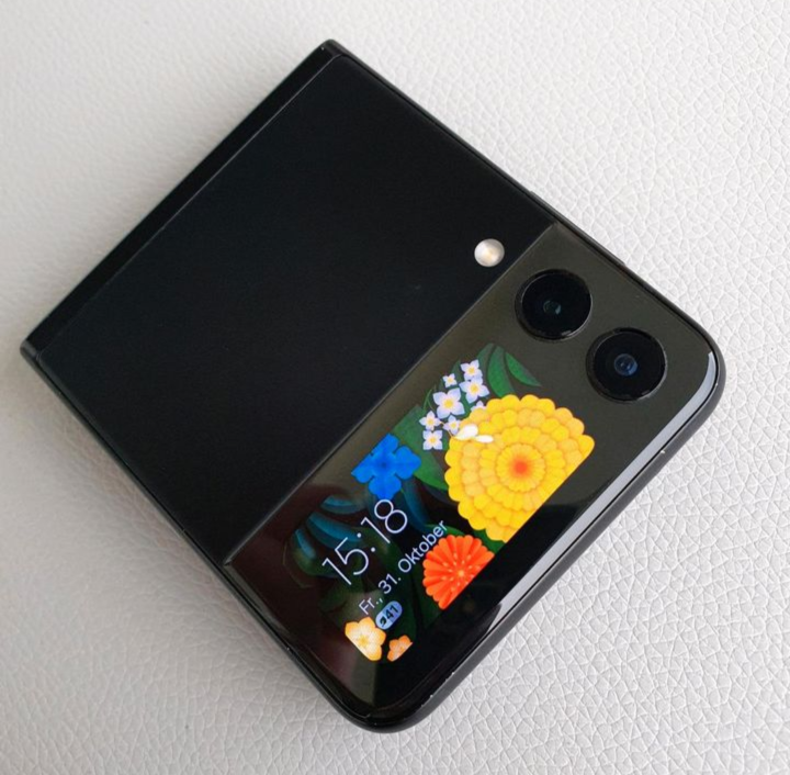 Original Samsung Galaxy Z Flip 3 SM-F711 SUB LCD Außen Display Schwarz ...