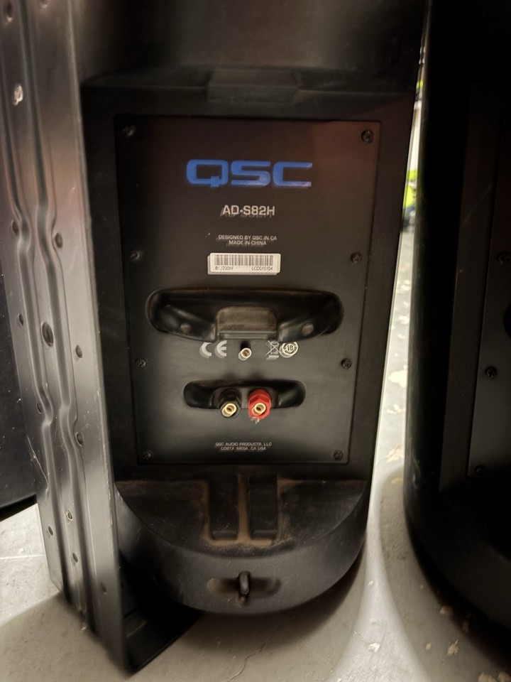 QSC AcousticDesign AD S82H Speakers Set of 4 Excellent Condition | eBay