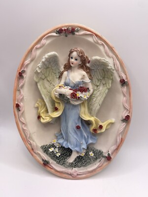 Angel Hand Crafted 7 Inch Plate w/Stand Home Decor Wall Hanger New In ...