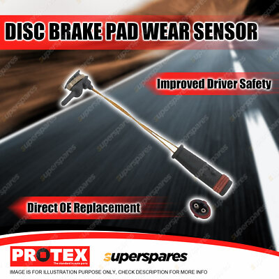 Protex Front Brake Pad Wear Sensor for Mercedes Benz C240 W202 203 C250 ...
