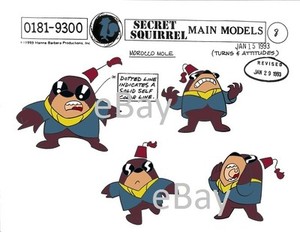 SECRET SQUIRREL MAIN MODEL SHEET - MOROCCO MOLE Turns | eBay