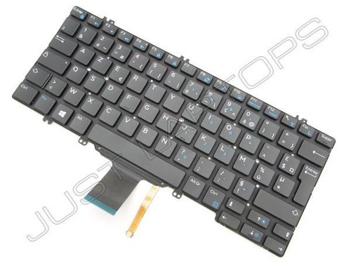 New Genuine Dell 0NMPT1 NMPT1 French Francais Backlit Keyboard Claiver ...