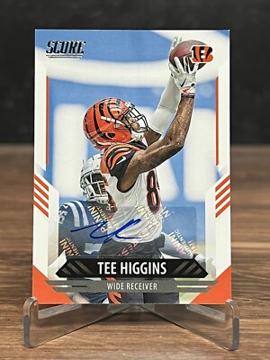 Tee Higgins 2021 Panini Score Auto Autograph Cincinnati Bengals | eBay