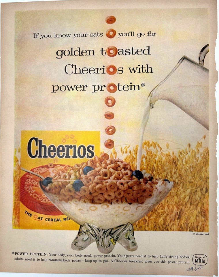 Original 1957 Gulf Oil Pride/Cheerios Print Advertisement - 10.5"x 13 ...