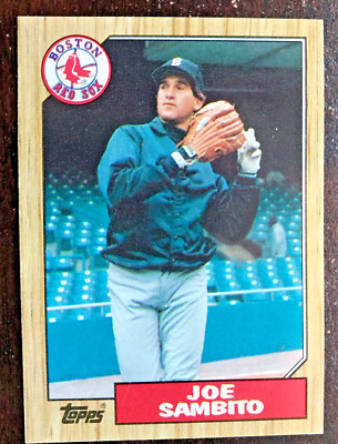 1987 Topps #451 Joe Sambito Pitcher Boston Red Sox FREE shipping | eBay