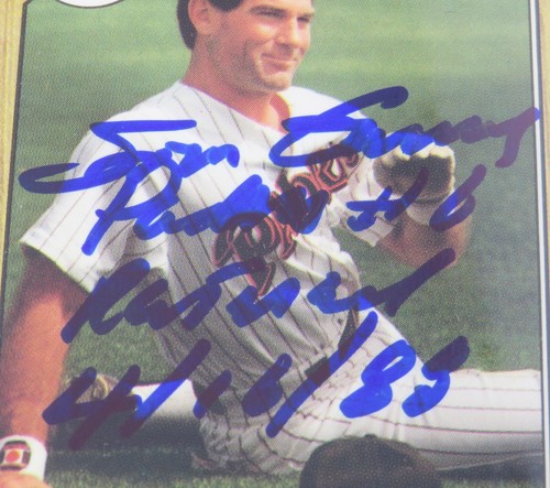 Steve Garvey PADRES Signed Autograph 1987 Topps Tiffany Card w/ insc ...