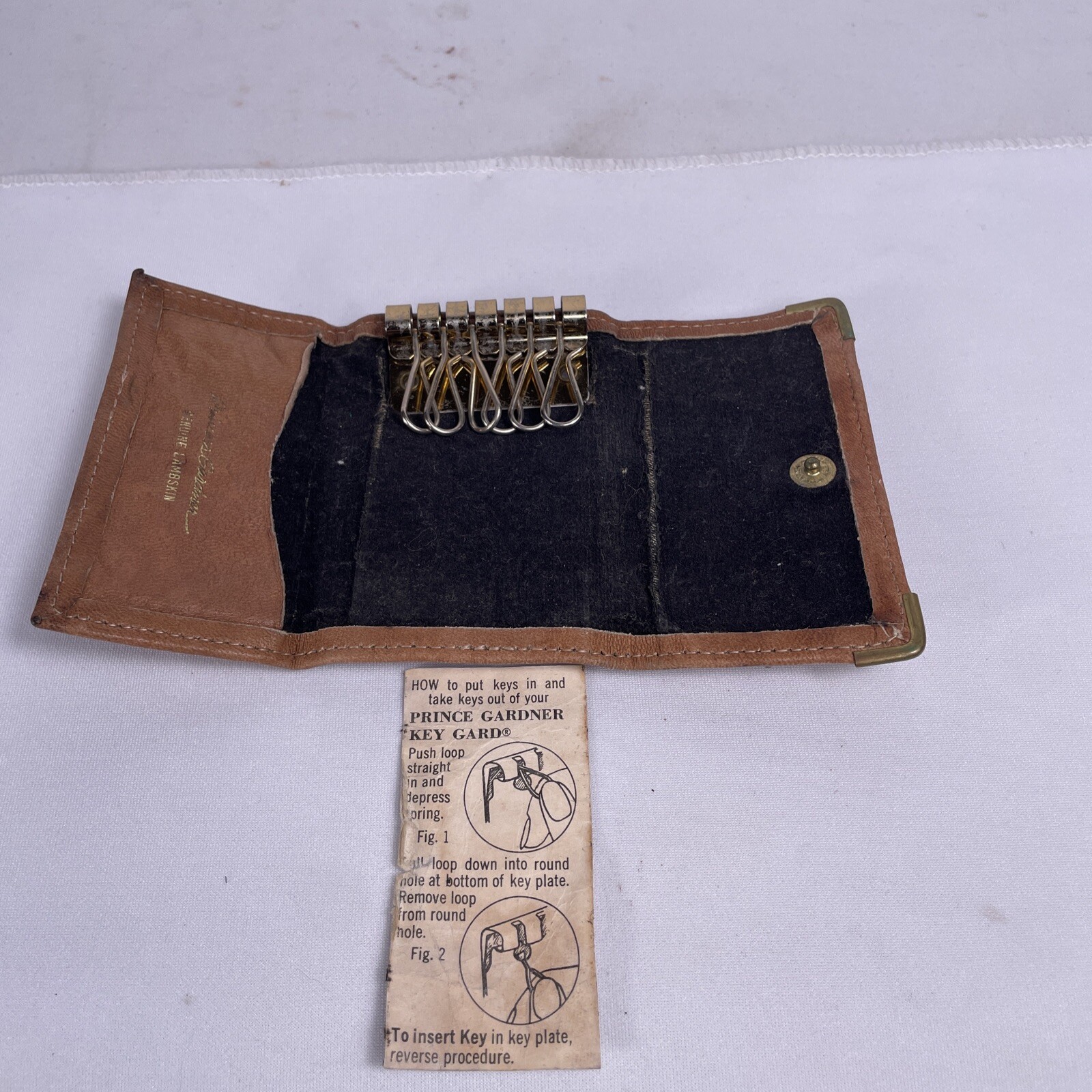 Princess Prince Gardner Key Gard Wallet Genuine Lambs… - Gem