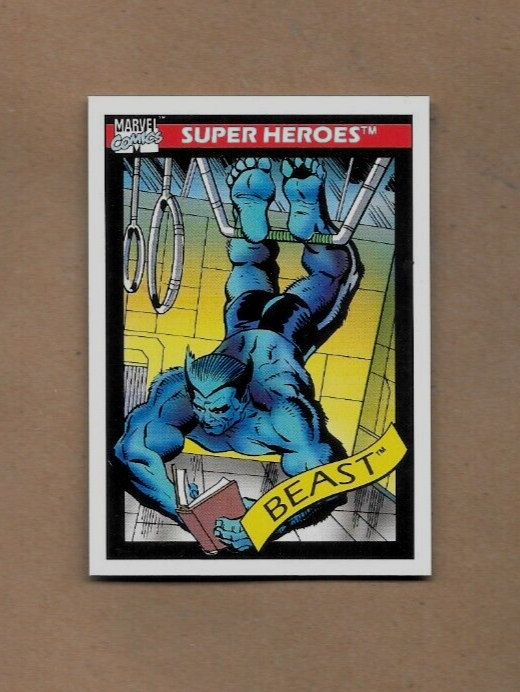 1990 Marvel Universe Series 1 The Beast Card #46 Kelsey Grammer The ...