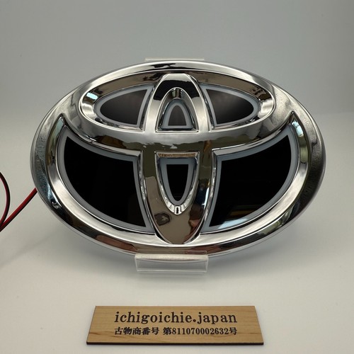 DDP For US TOYOTA LED 5D Emblem Logo White 6.3in×4.3in (160mm×110mm ...