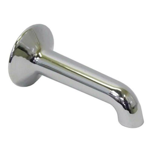 New 130mm Wall Mount Straight Bath Spa Water SPOUT Outlet Bathroom DIY ...