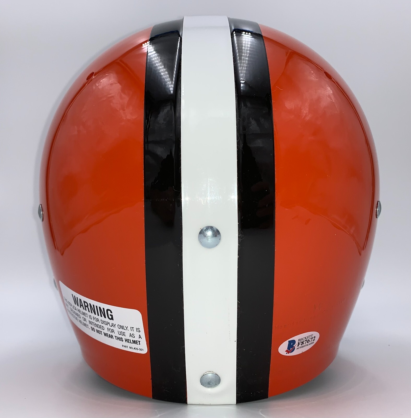 JIM BROWN signed/autographed CLEVELAND BROWNS Riddell TK 2-Bar Helmet w ...