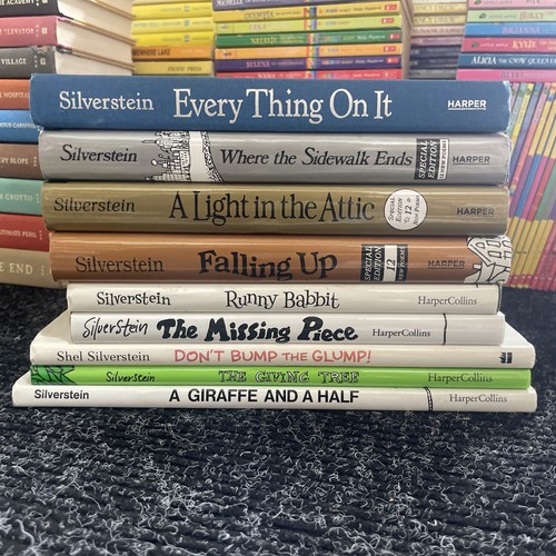 Lot of 9 Children Poetry Books by SHEL SILVERSTEIN HC Illustrated | eBay