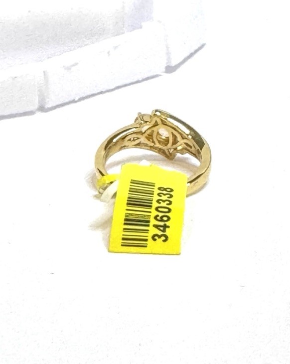 Ceylon Imperial Grossular Hessonite Garnet And Diamond Sz 7 Ring 14k yg ...