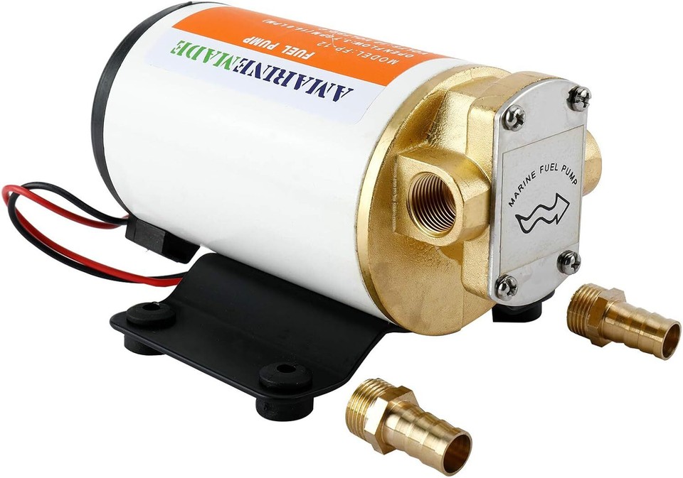 12V Electric Oil Scavenge Pump Turbo Oil Gear Pumps Remote Low Rear Oil ...