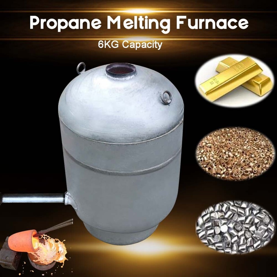 6KG Gas Propane Melting Furnace Jewelry Aluminum Casting Refining ...