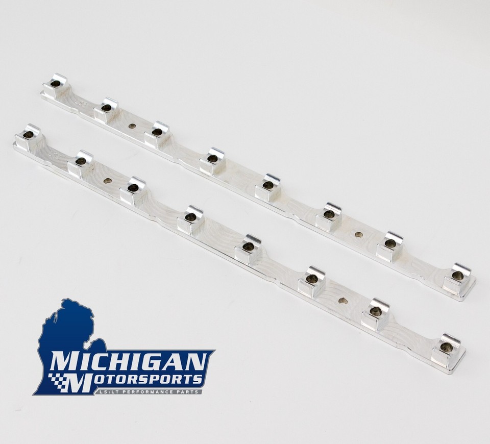 Michigan Motorsports Billet LS3 Rectangle Port Rocker Stands Replaces ...