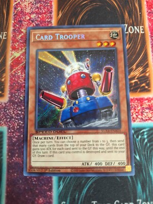 Yu-Gi-Oh! Card Trooper SGX4-ENA03 Secret Rare 1st Edition Near Mint | eBay