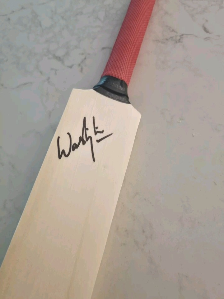 Washington Sundar Signed Mini Cricket Bat India Star Allrounder | eBay UK