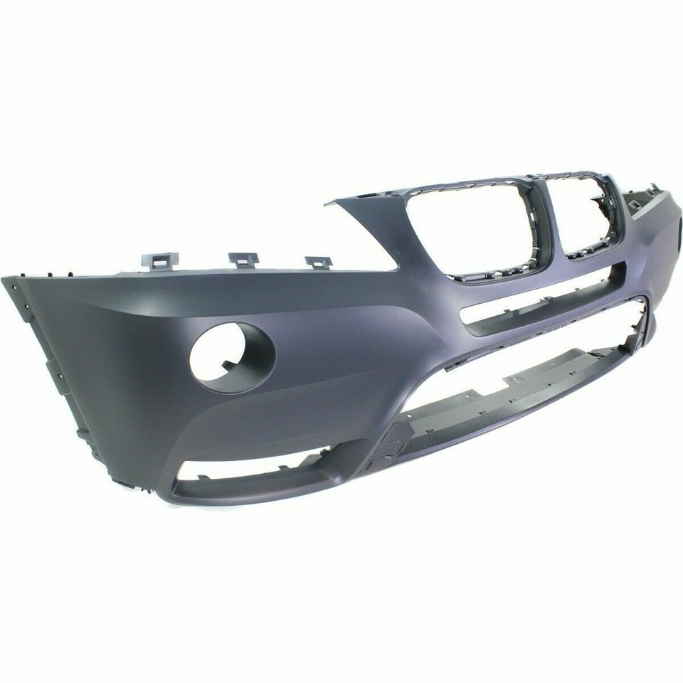 NEW Front Bumper Cover w/ Fog Lamp Holes, Primed for 2011-2014 BMW X3 ...