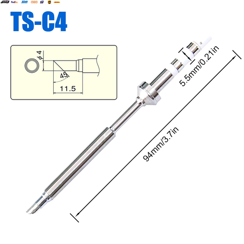 Pine64 TS100 Ts101 Soldering Iron Tips Replacement Various Models of ...