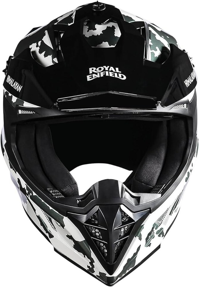 ROYAL ENFIELD Himalayan 450 MX Helmet Optimus Kamet ID ABS GI Camo Size ...