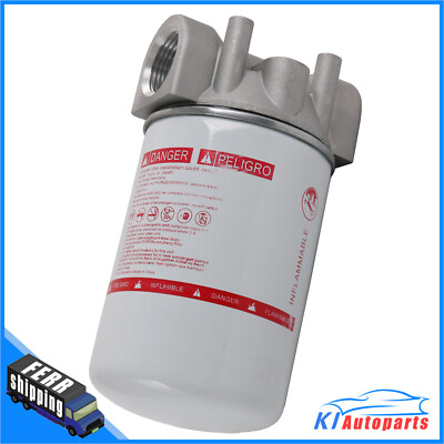 30Micron 1"NPT Fuel Filter High Flow Spin-on Cartridge Style For ...