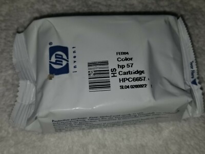 HP 57 Genuine Tri-Color Ink Cartridge HP C6657AN C6657A in Foil ...