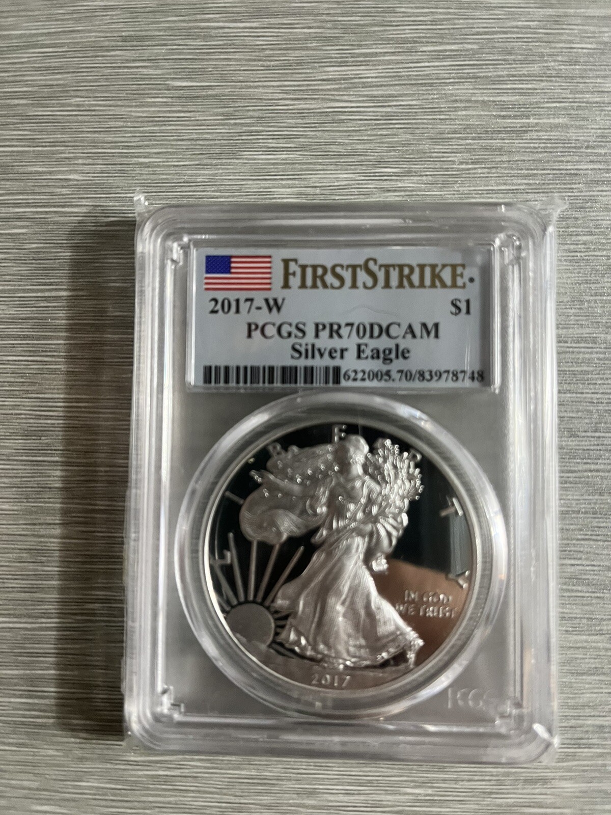 2017 (W) $1 American Silver Eagle ~ PCGS Pf-70 West Point ~ First ...