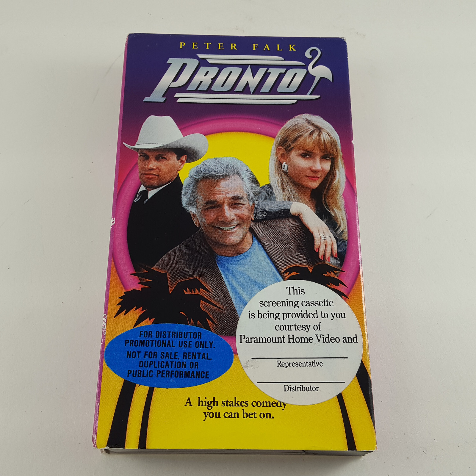 RARE Pronto 1998 VHS - Peter Falk - Screening Tape - TESTED - FREE ...