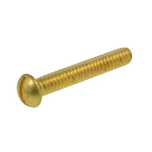 Pack of 50 Solid Brass Round Head Machine Screw 5/32 x 32 TPI BSW x 1 ...