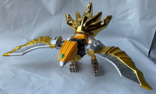 Bandai Power Rangers Wild Force Deluxe Megazord Yellow Bird Head Eagle ...