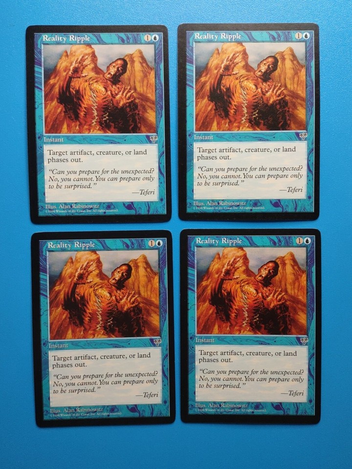 MTG 4x Reality Ripple x4 LP Mirage Magic the Gathering Playset | eBay
