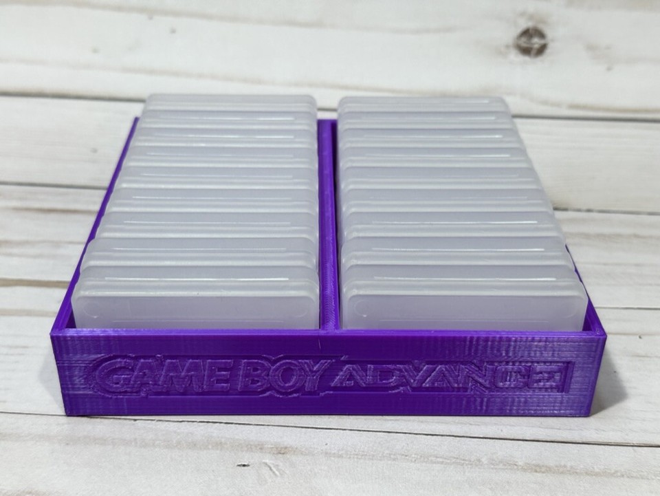Game Boy Advance GBA Game Holder Tray Storage Fits Clear Cases | eBay