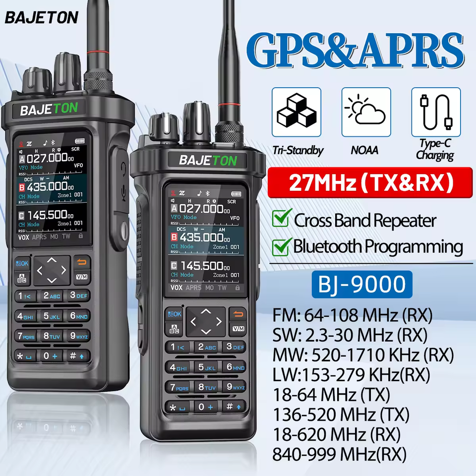 Radtel BAJETON BJ9000 RT-950 PRO 27Mhz TX/RX AM/USB/LSB GPS/APRS 11W | eBay
