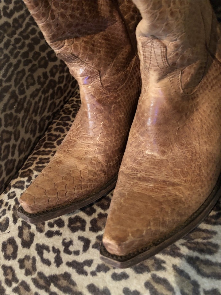 Idyllwind Beautiful Womens 10 M Strut Western TALL Boots Snip TOE SNAKE ...