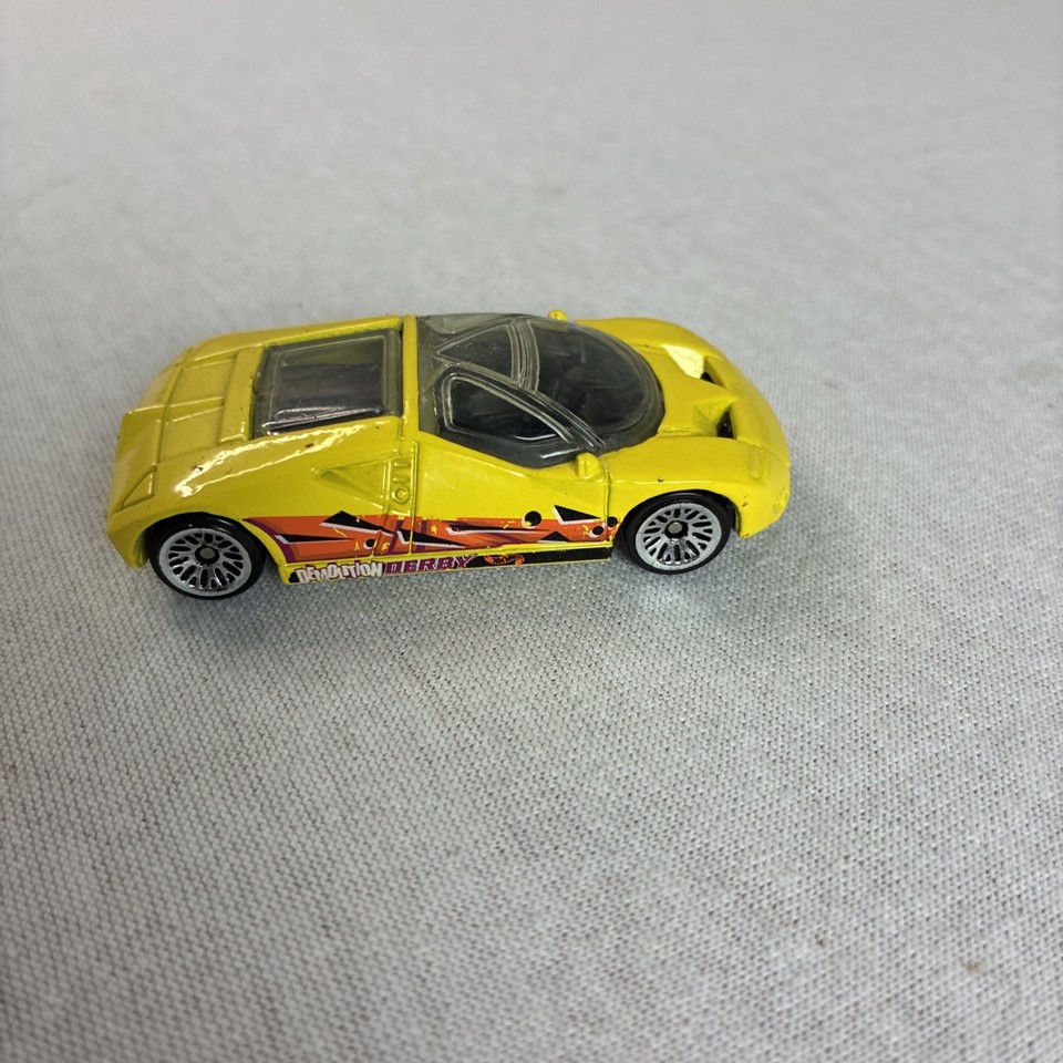 Hot Wheels Yellow Ford GT-90 First Editions Loose Diecast Car 1:64 1997 ...