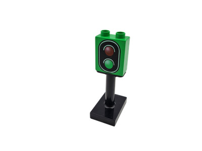 Lego® Duplo TRAIN Road sign signal GREEN | eBay
