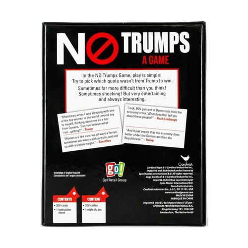 Cardinal Board Games No Trumps - A Game Box VG+/NM | eBay