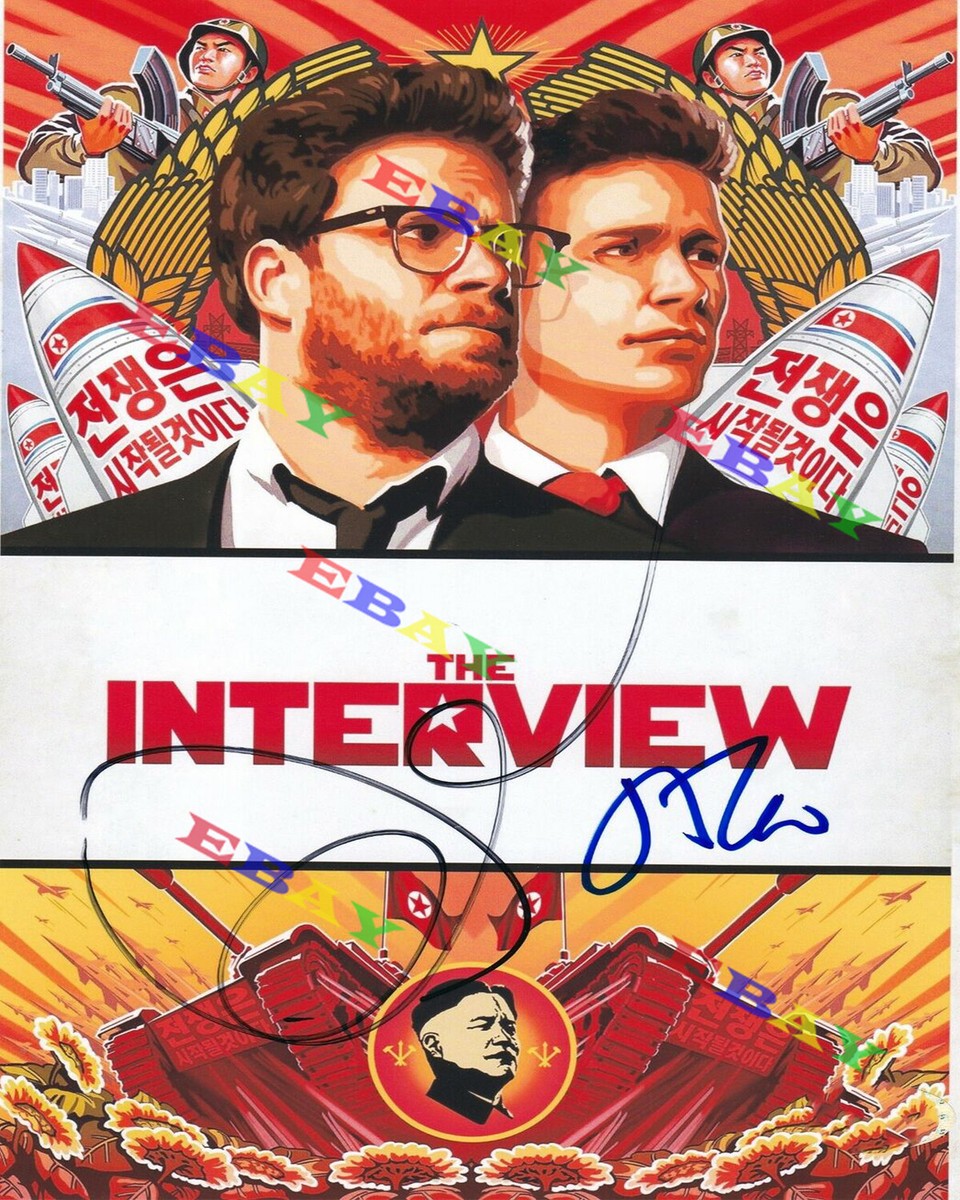 Seth Rogen The Interview Poster Moviegoer Tim Stone Waits By A Poster
