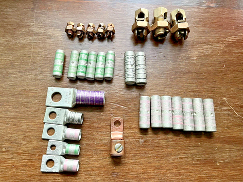 Lug Connector +Butt Splice Connectors Split bolt connectors Mixed | eBay
