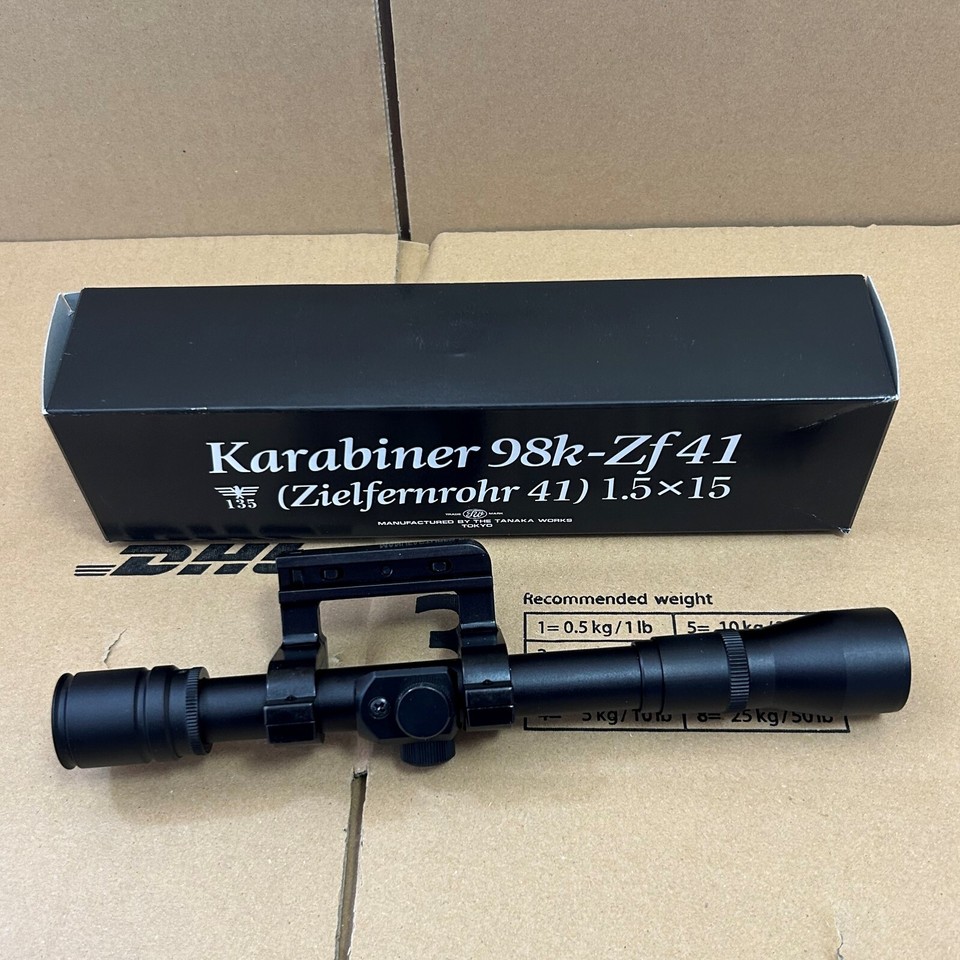 【NEW】Tanaka zf41 Scope & Mount Set Mauser Kar M43 German Army Direct ...
